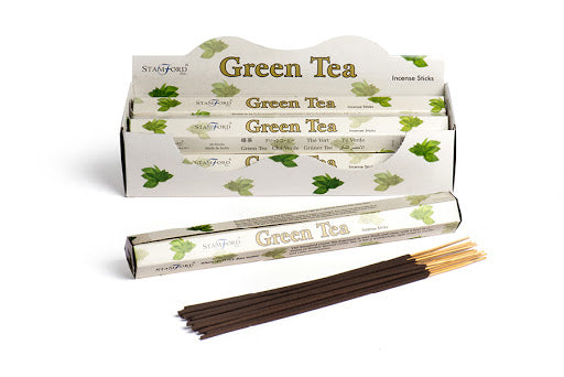 Stamford Aromatherapy – Green Tea Incense Sticks (20) – Haircity